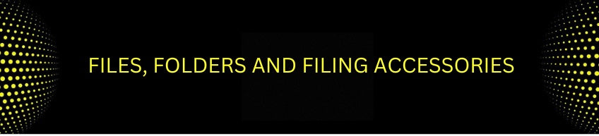 FILES, FOLDERS AND FILING ACCESSORIES