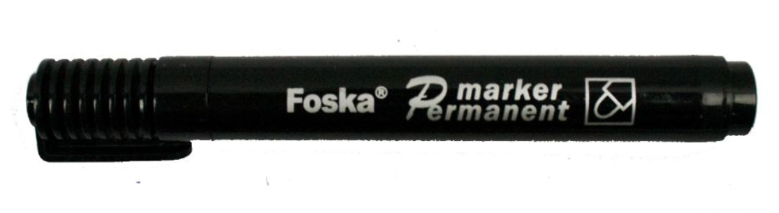 FOSKA PERMANENT BULLET MARKER BLACK